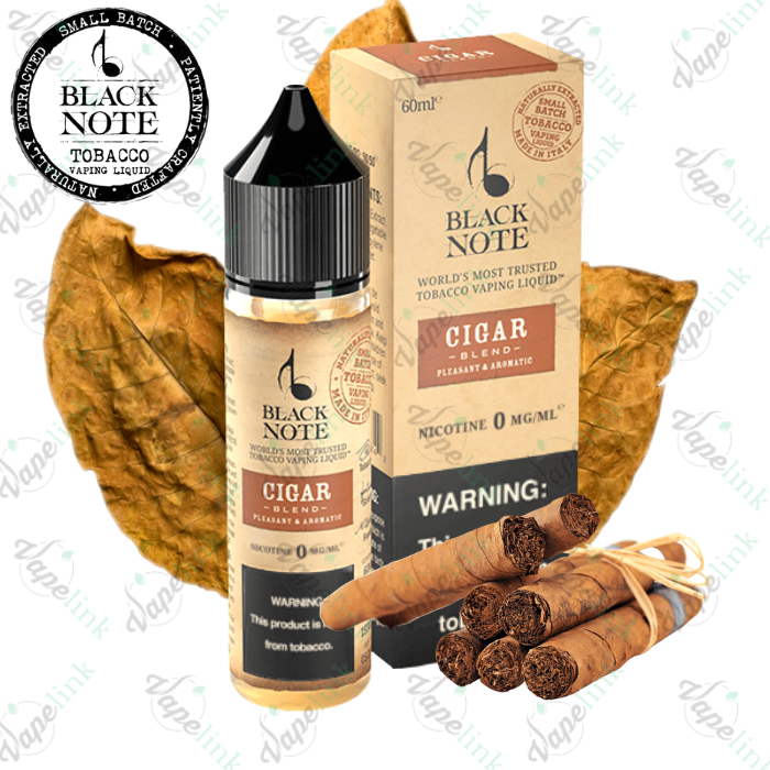 Black Note - Cigar Blend 60ml | Black Note E-Liquids – Vapelink Australia