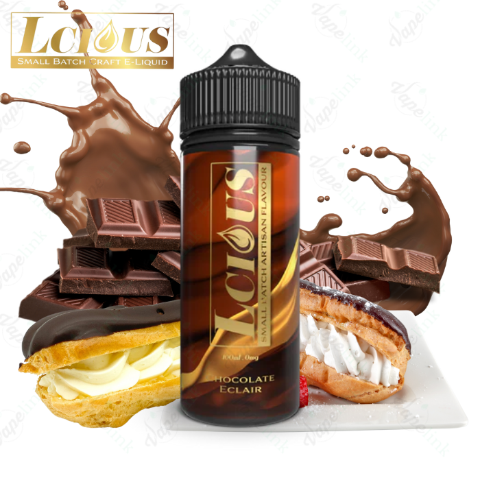 Lcious - Chocolate Eclair 100ml – Vapelink Australia