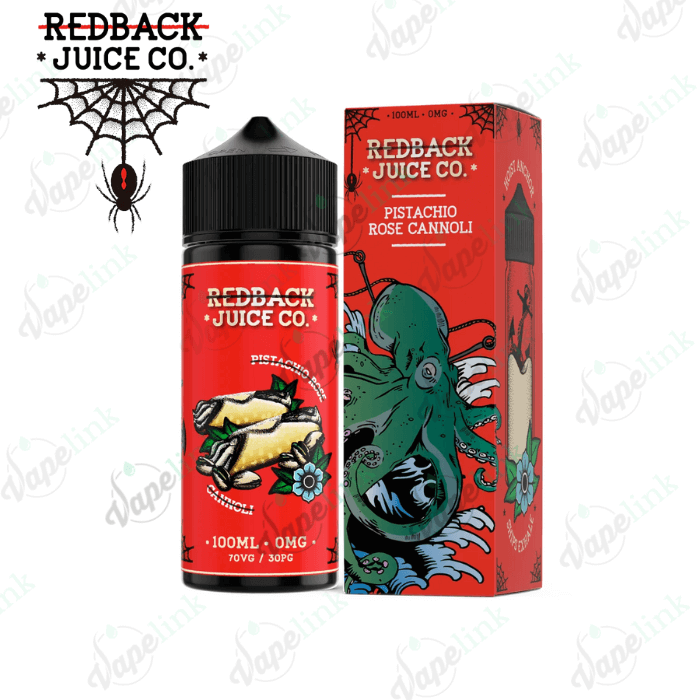 Redback Juice Co. - Pistachio Cannoli 100ml | Dessert Range – Vapelink ...