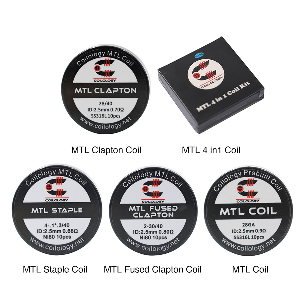 Coilology MTL Series Pre-Built Coils 10 piece packs – Vapelink Australia